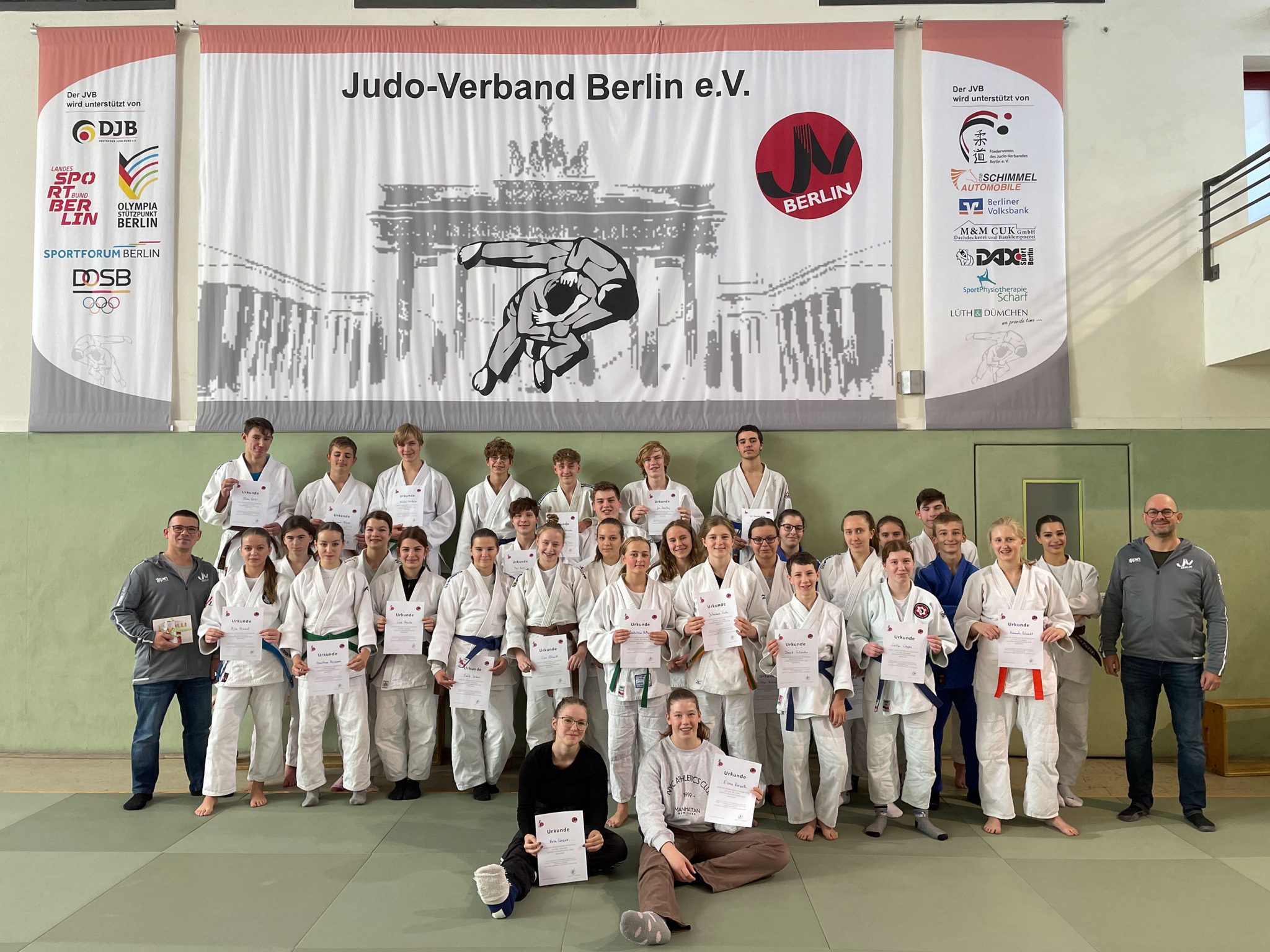 Neue Trainerassistenten im JVB – Judo-Verband Berlin e.V.